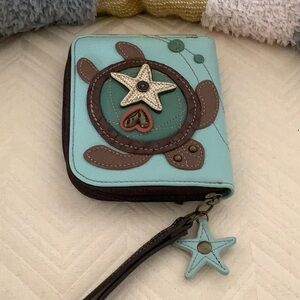 Chala | Bags | Chala Turquoise And Brown Turtle Wallet | Poshmark